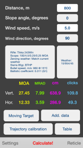 Configuring and tuning Strelok Pro (iOS)